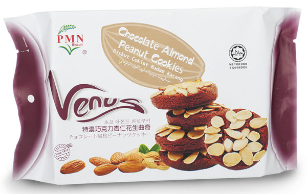 Venus - Melting Almond Cookies 144g - PMN Biscuit Industries